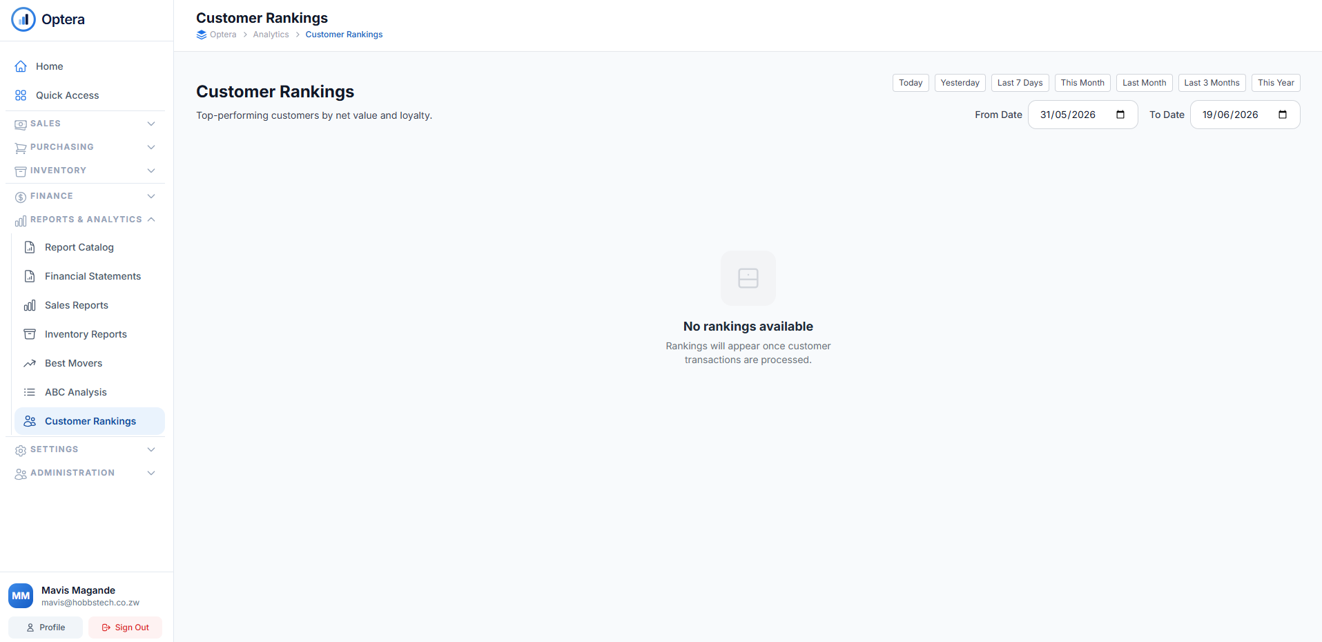 Optera — POS & ERP for Zimbabwean Business